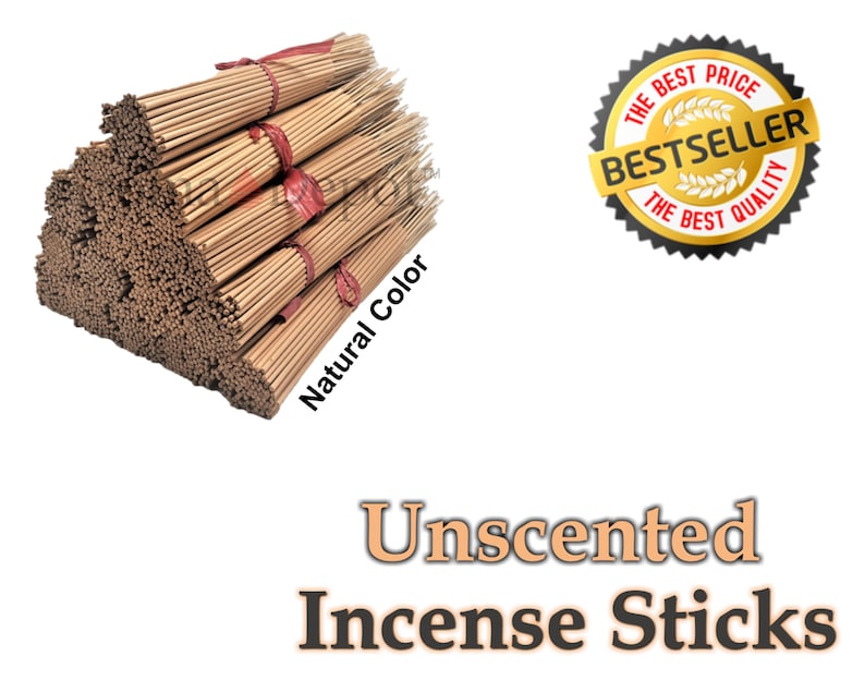 Unscented Incense Sticks 11'' Natural Joss Powder - Etsy