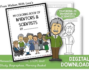 Famous Artist Coloring Book Preschool Primer Busy Binder - Etsy