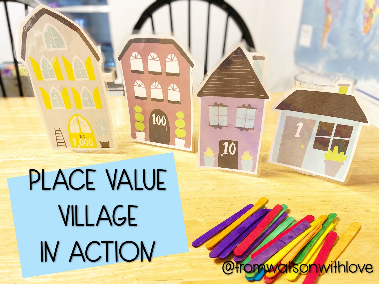 Place Value Village Homeschool Printable Math - Etsy