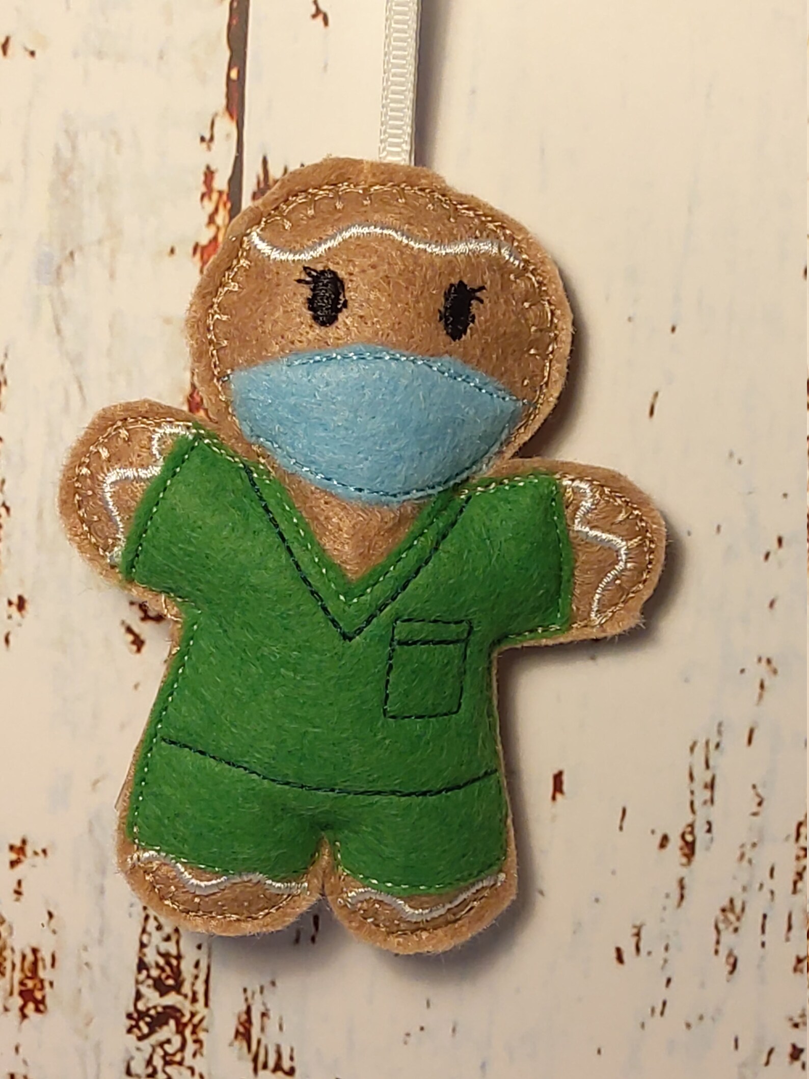 Doctor or Surgeon Gingerbread Person Wearing Scrubs - Etsy