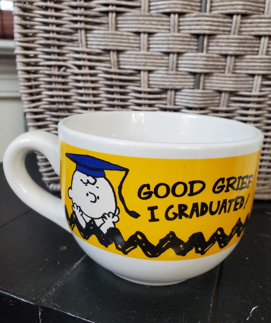 Peanuts Charlie Brown Mug Good Grief Mug Graduation Gift Coffee Gift ...