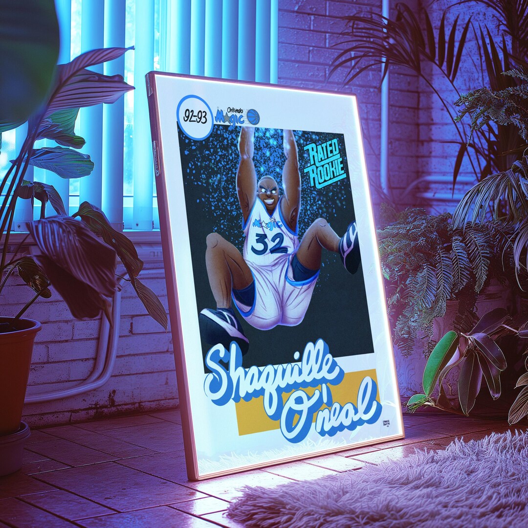 Shaq 'rated Rookie' Print - Etsy
