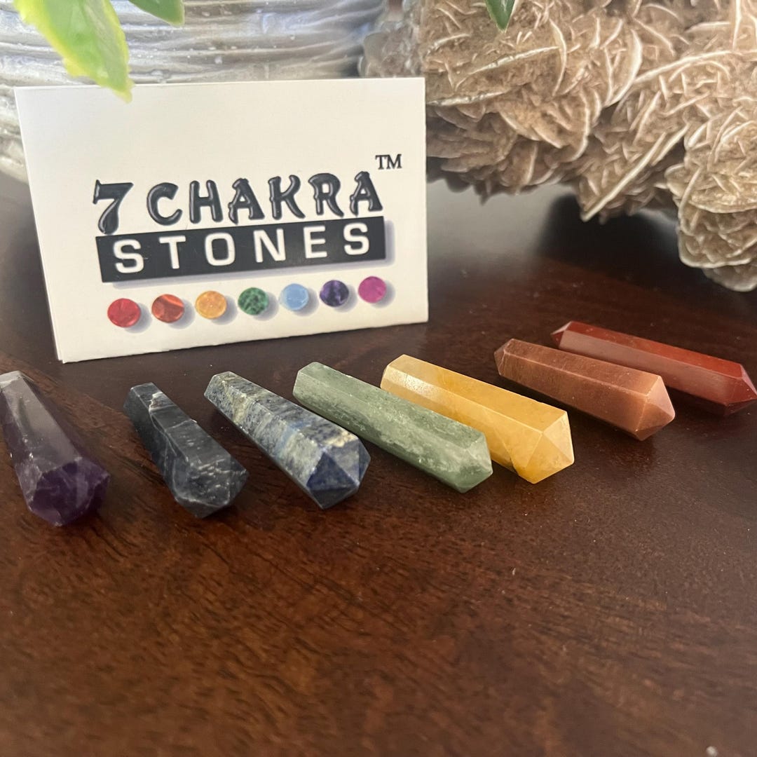 7 Stone Chakra Set - Etsy