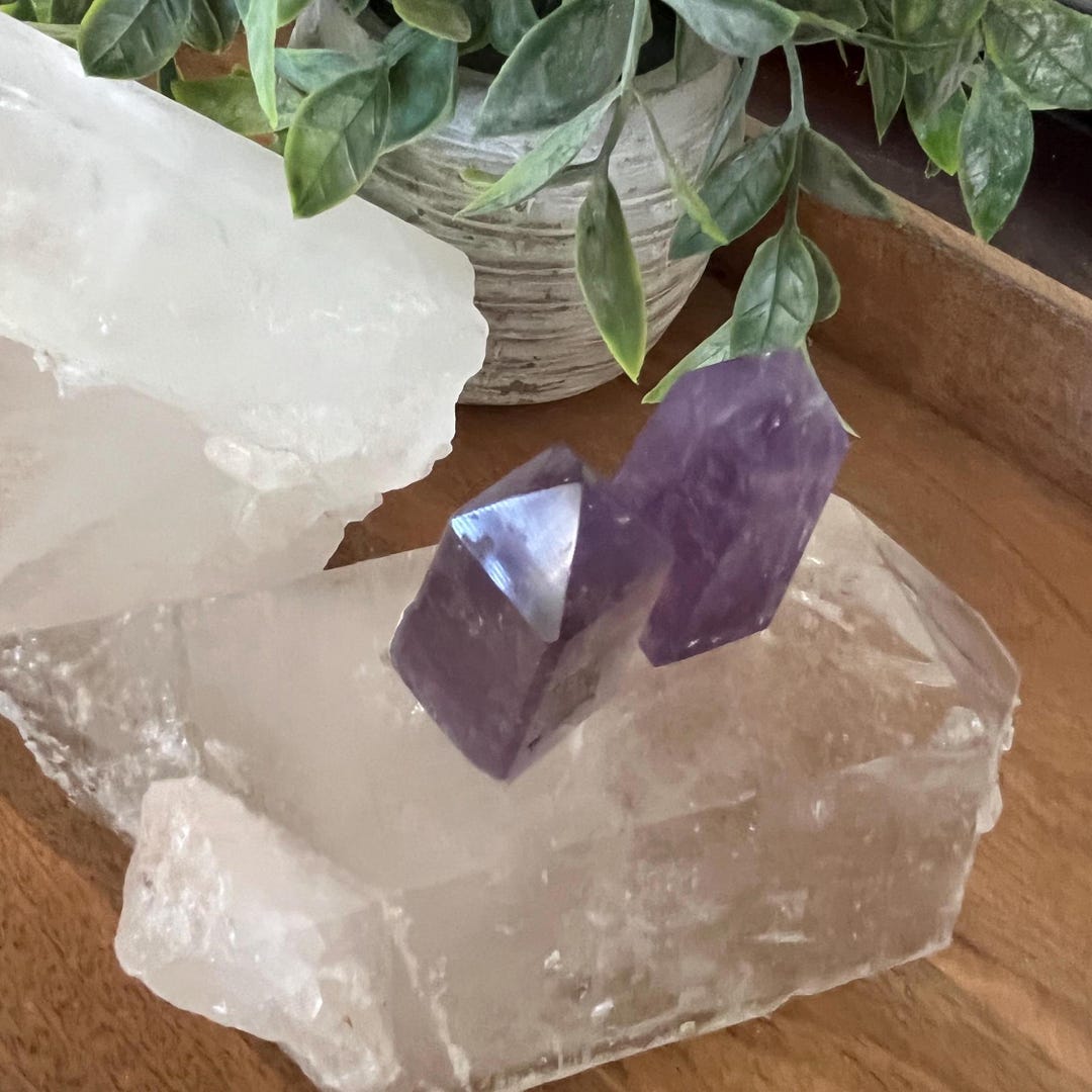 2" Amethyst Points - Etsy
