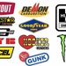 Racing Decals Stickers Drag Race NHRA Nascar Bumper Sticker Vinyl ...