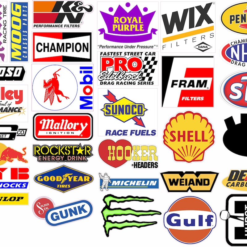 Drag Cars With Stickers - Etsy
