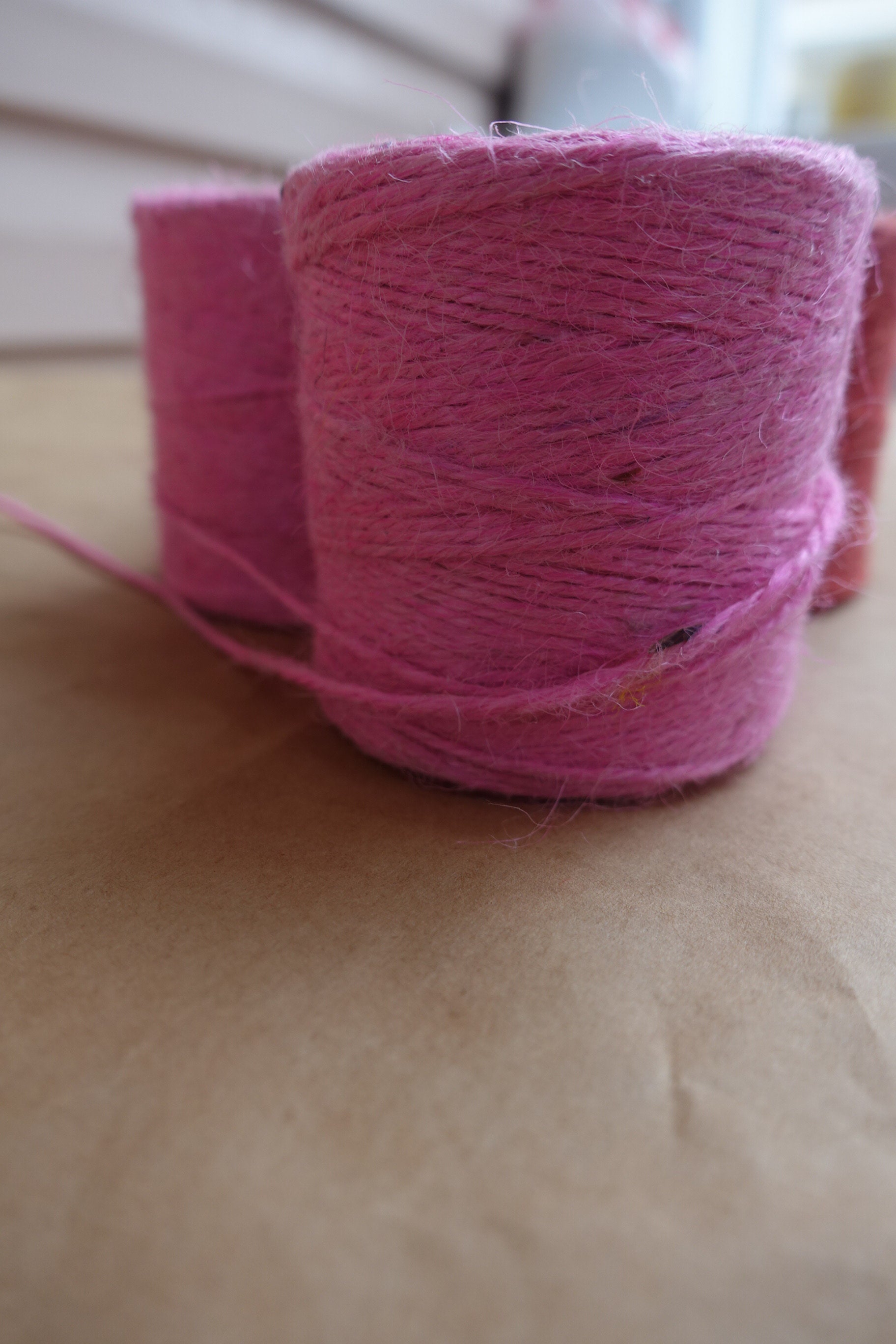 Natural Red Jute Twine Jute Burlap Twine Macrame Cord 1mm | Etsy