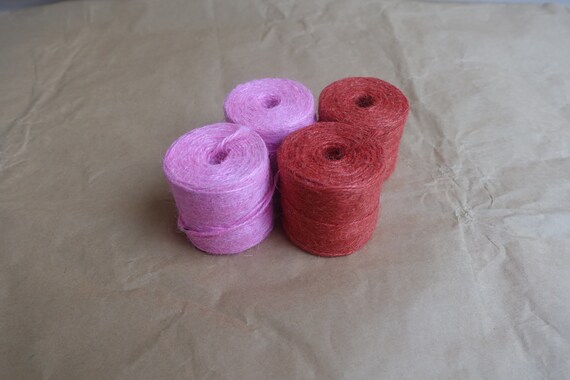 Natural Red Jute Twine Jute Burlap Twine Macrame Cord 1mm | Etsy