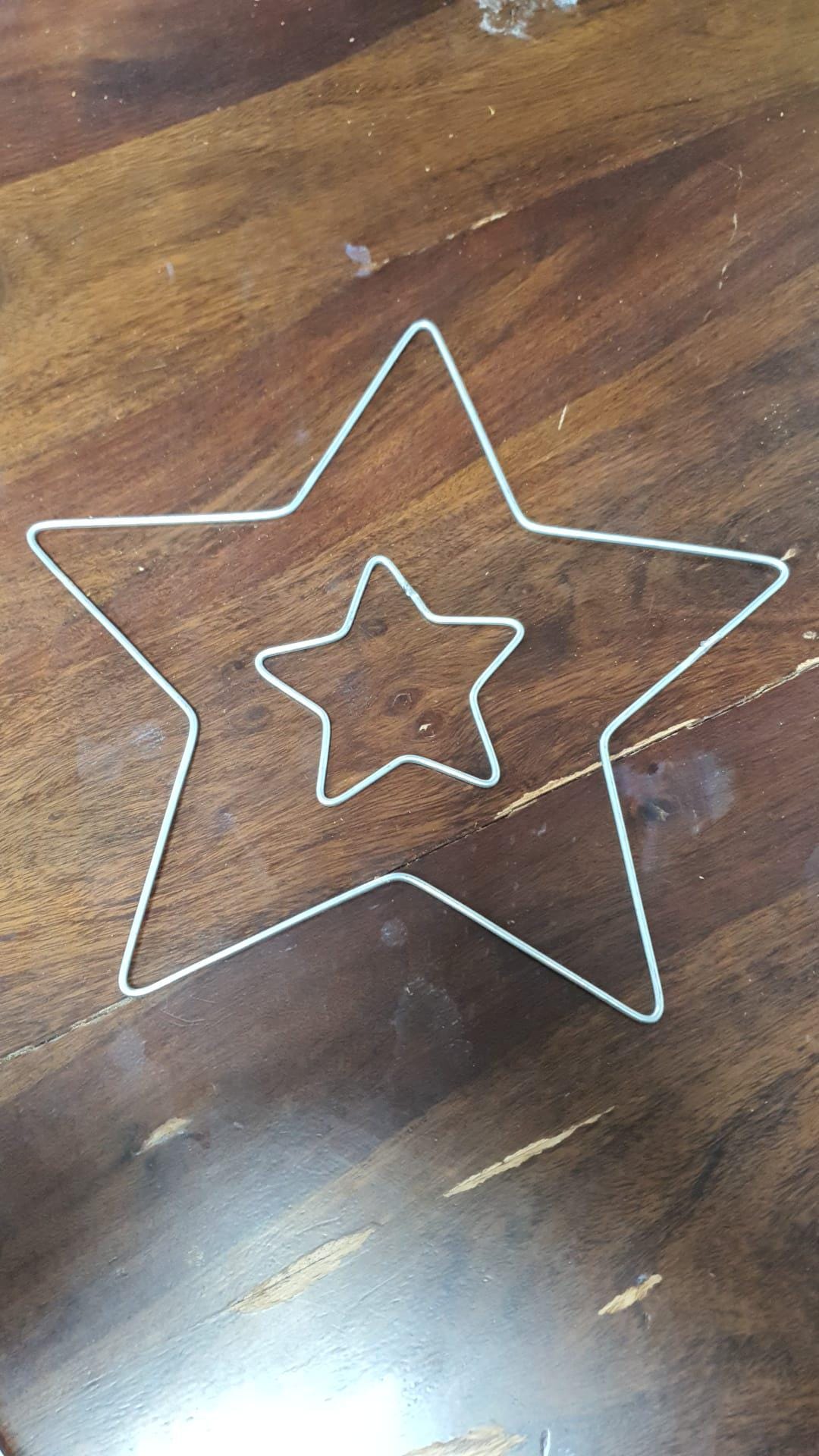 Metal Star Shape Set of 1 Large and 2 Small Stars - Etsy