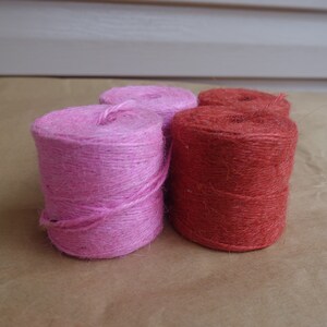 Natural Red Jute Twine, Jute Burlap, Twine Macrame Cord, 1mm, 1,5mm 3 ...