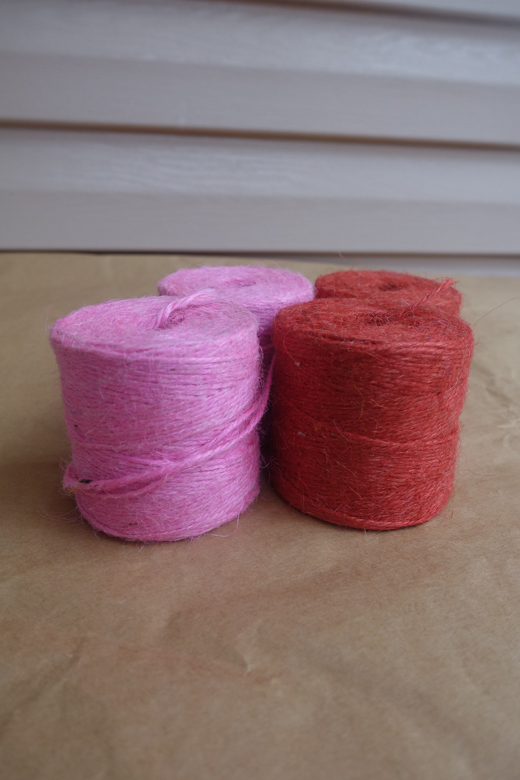 Natural Red Jute Twine Jute Burlap Twine Macrame Cord 1mm | Etsy