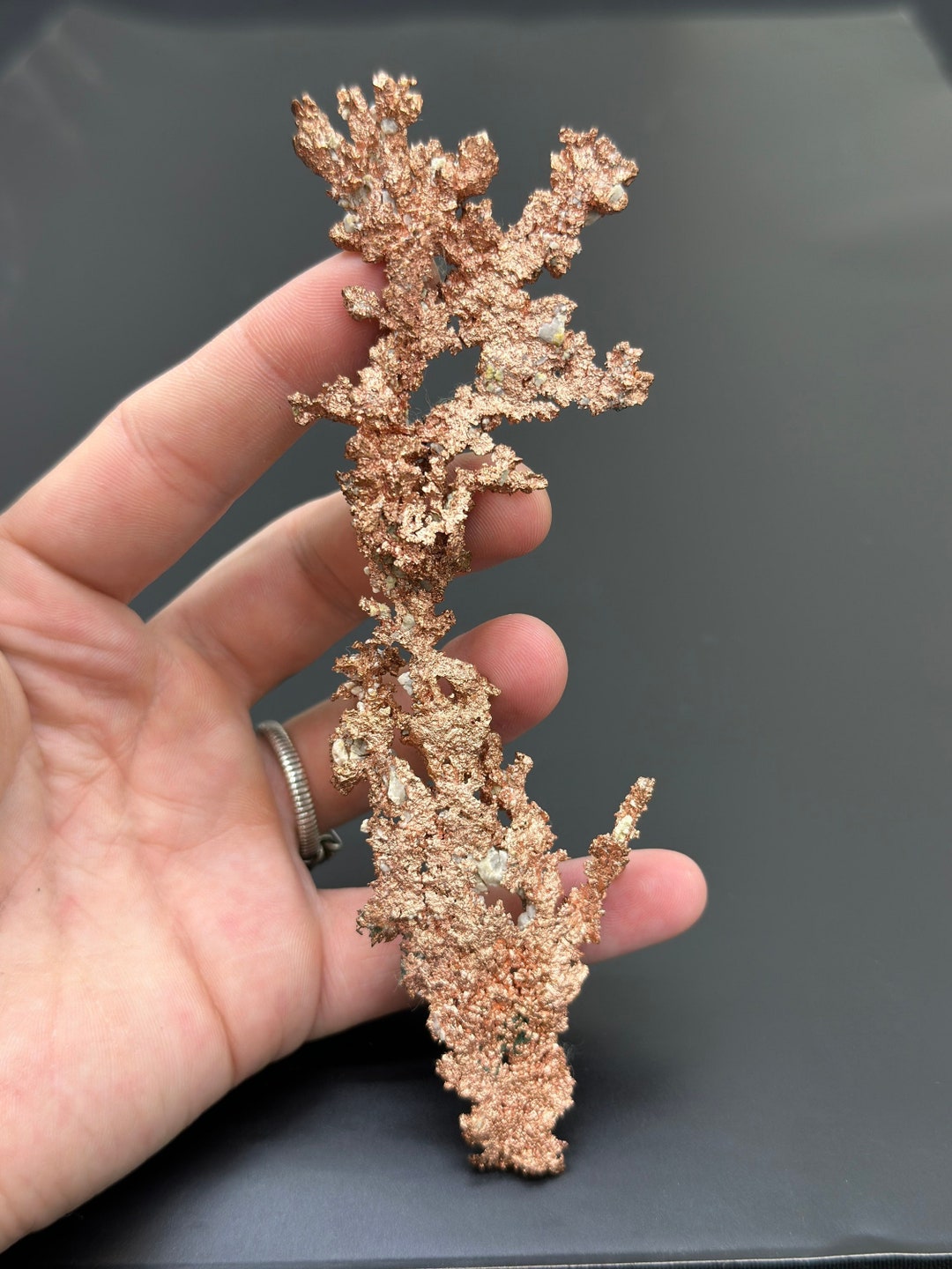 Native Copper Ontonagon Co., Michigan Dendritic Copper Copper Crystal ...