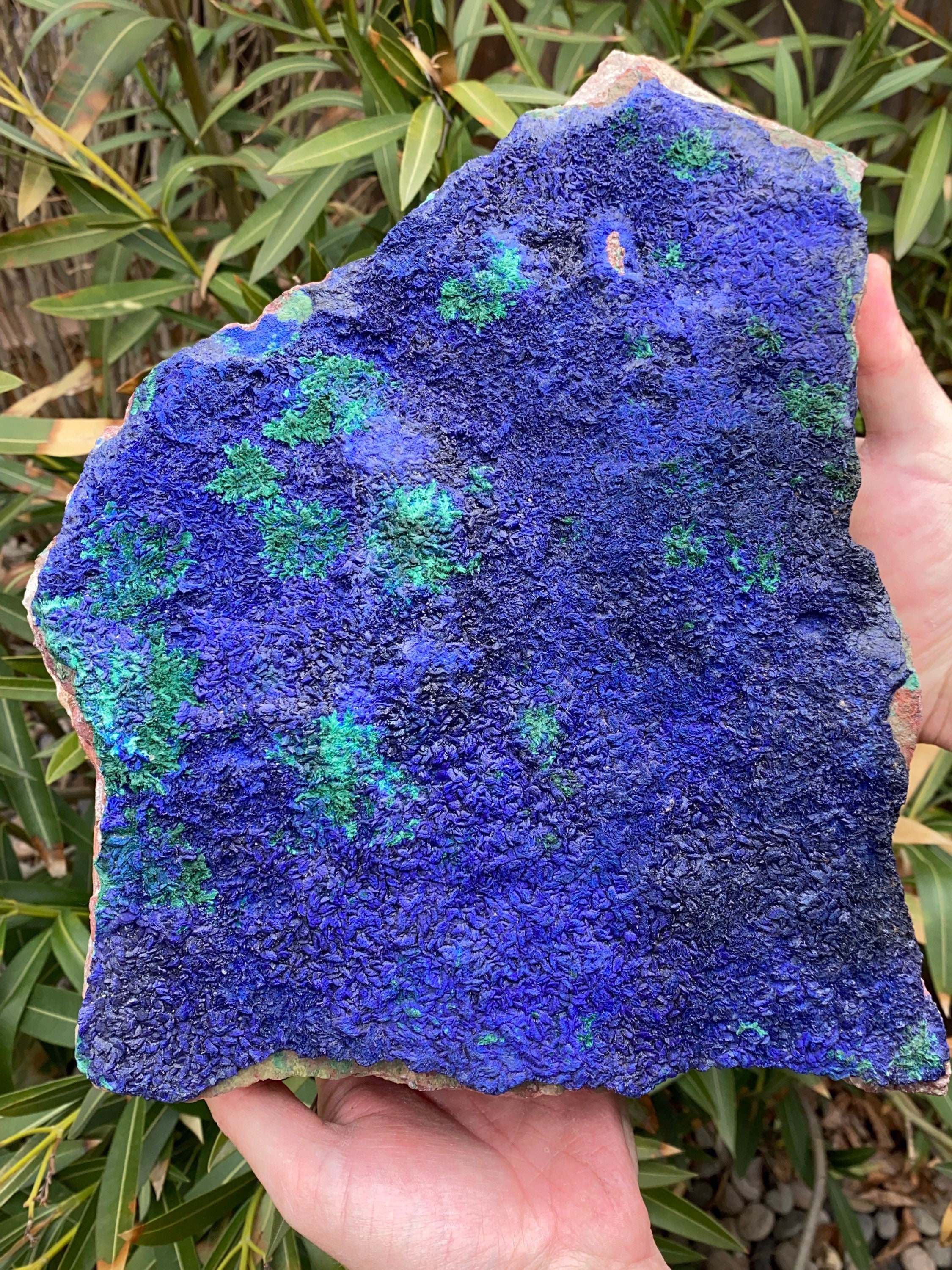 Azurite With Malachite – Morenci Mine, Greenlee Co., Arizona – Massive ...