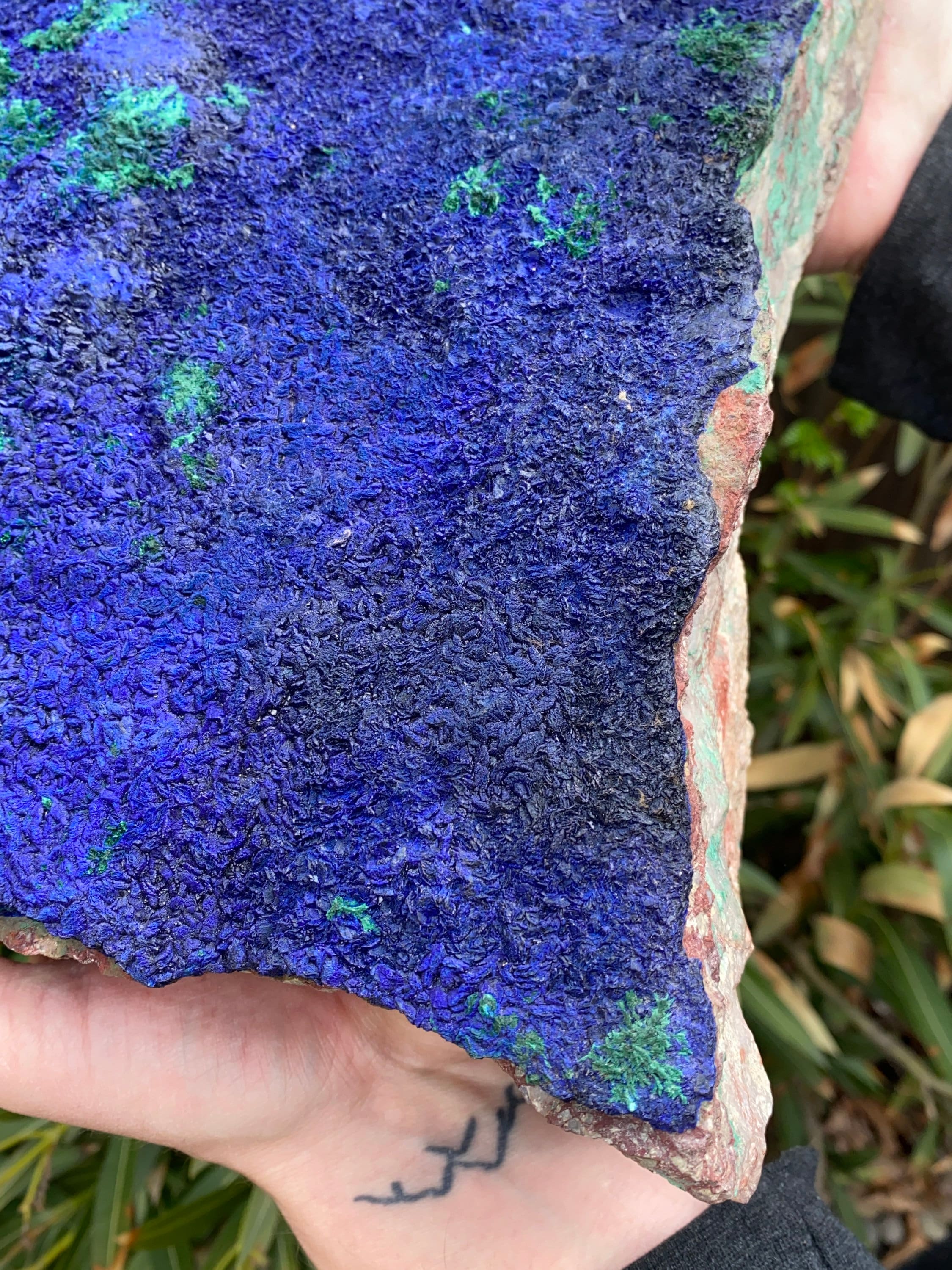 Azurite With Malachite – Morenci Mine, Greenlee Co., Arizona – Massive ...