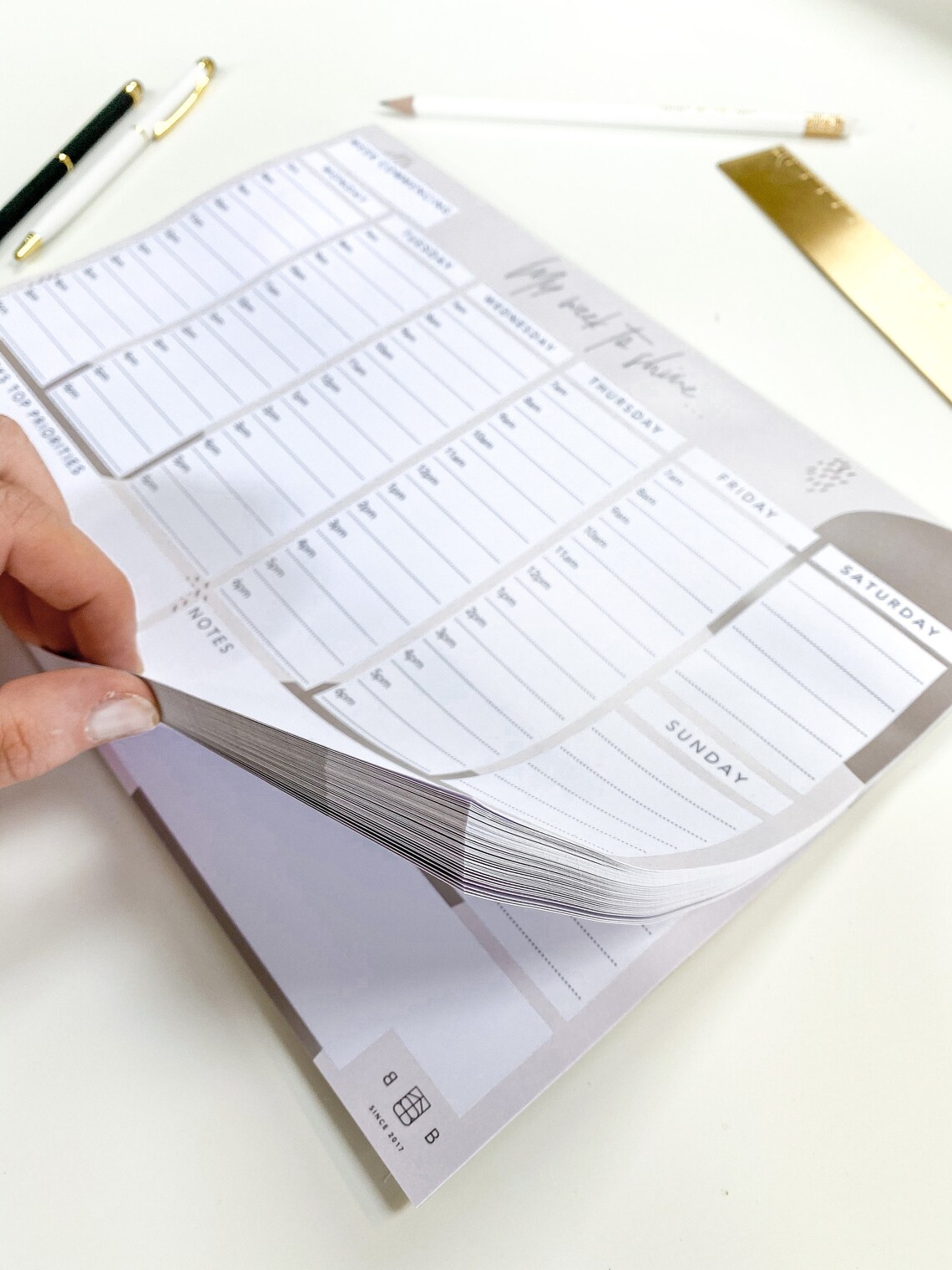 A4 Weekly Planner Desk Planner A4 Planner Weekly Planner - Etsy UK