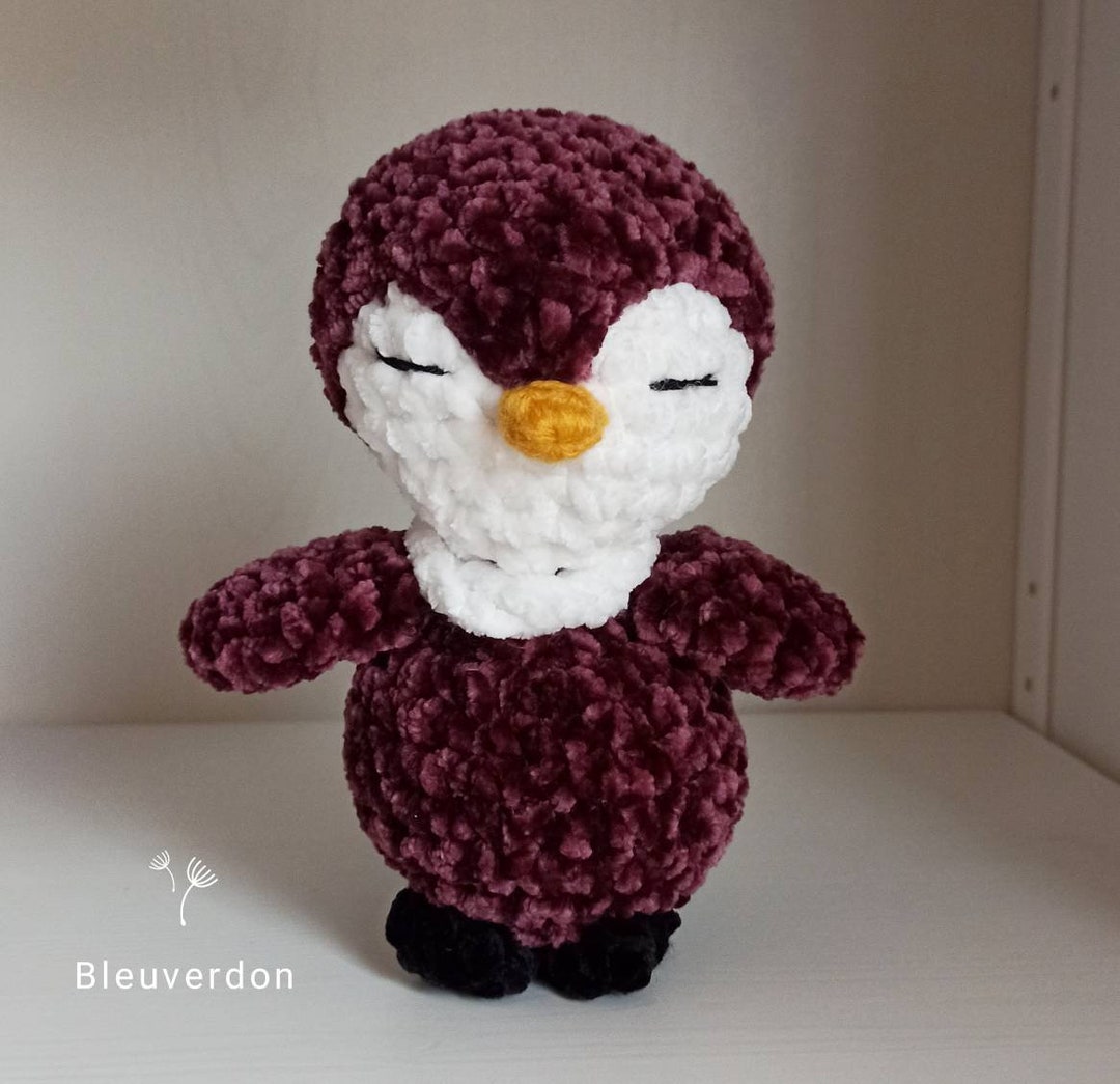 Ultra Soft Handmade Crochet Penguin Plush Toy. Handmade Amigurumi ...