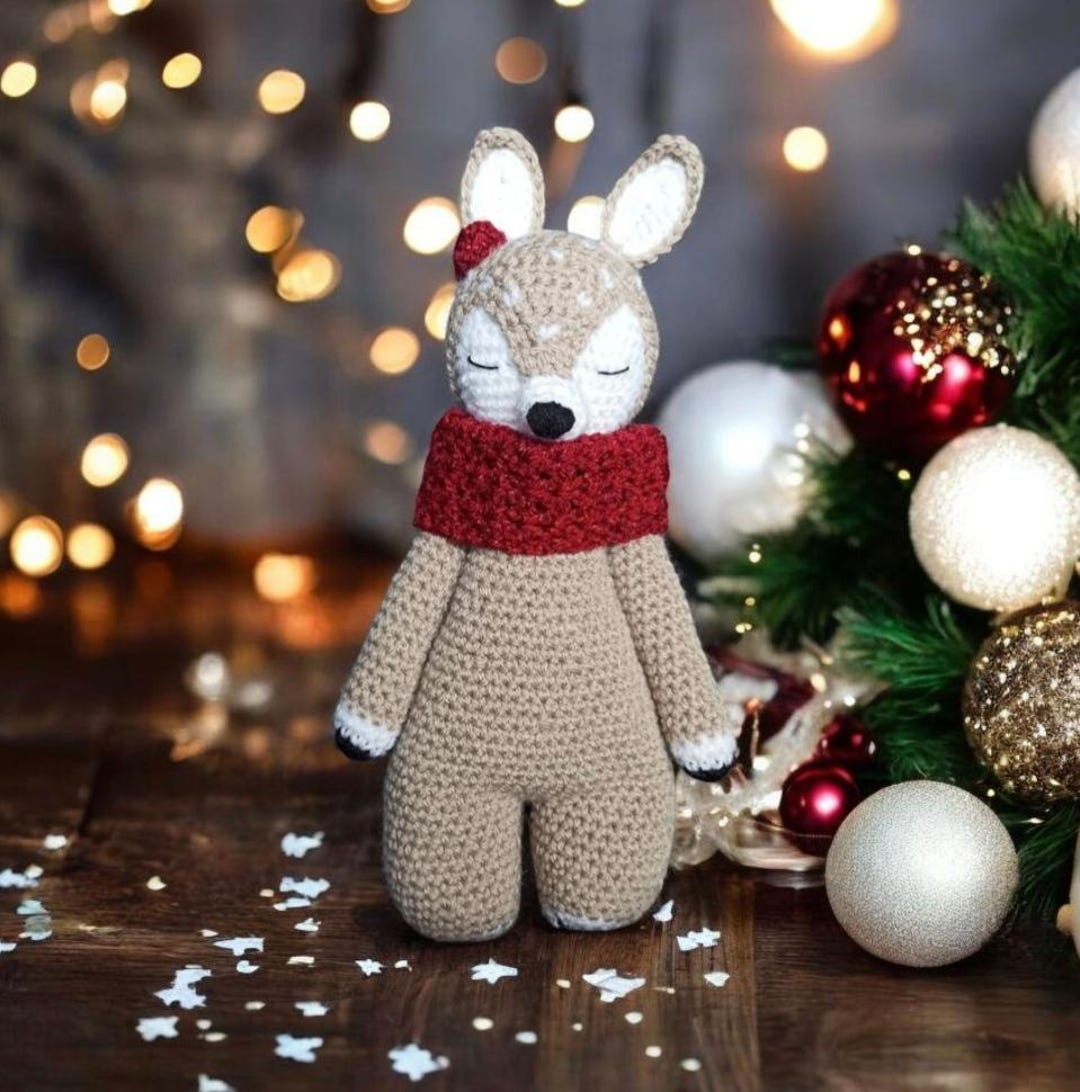 Crocheted Fawn Plush. Handmade. Ready to Ship. Amigurumi Fawn. Children ...