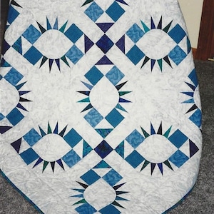 Queen's Lace Paper Piecing Quilt Pattern-pdf DOWNLOAD - Etsy