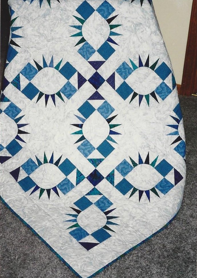 Queen's Lace Paper Piecing Quilt Pattern-pdf DOWNLOAD - Etsy
