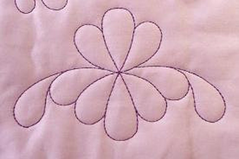 Feather Quilting Designs for Machine Embroidery #1 Set of 10 Different ...