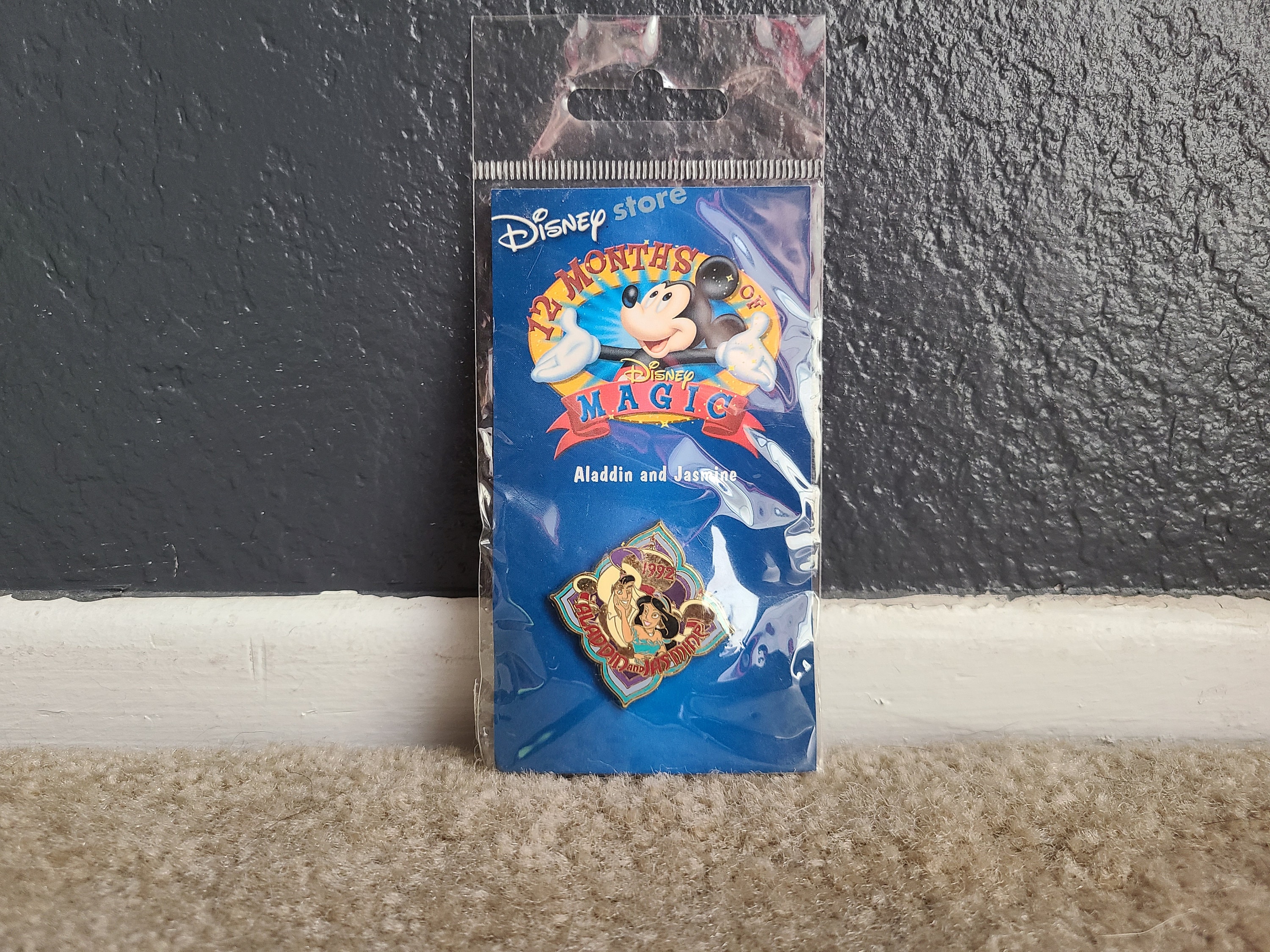 Vintage Disney RARE Months of Magic Trading Pin Aladdin Princess ...