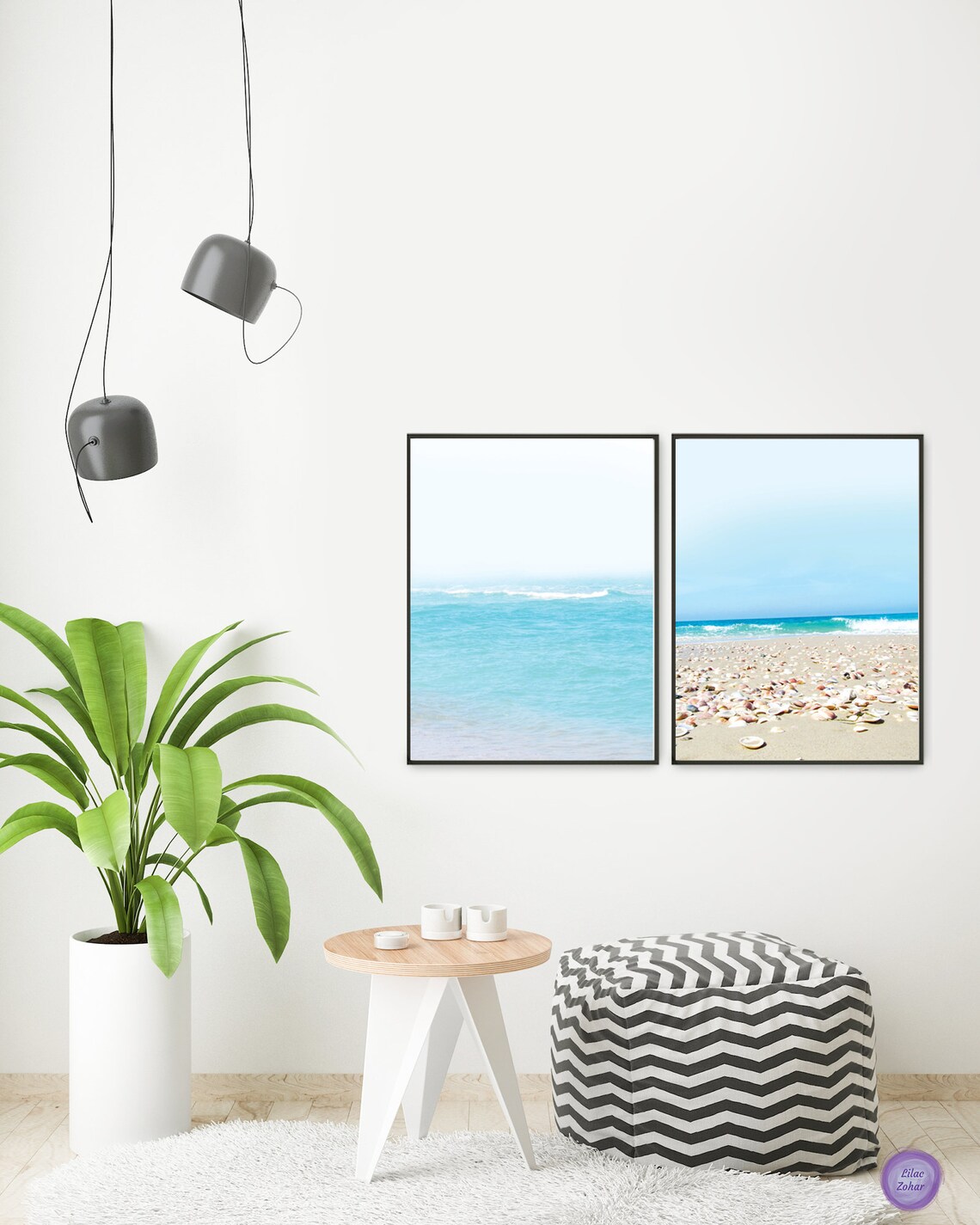 Ocean Wall Art, Nautical Wall Art, Beach Printable, Sea Printable, Blue ...