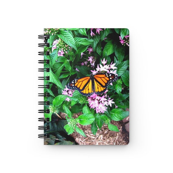 Monarch Butterfly Spiral Bound Journal - Etsy