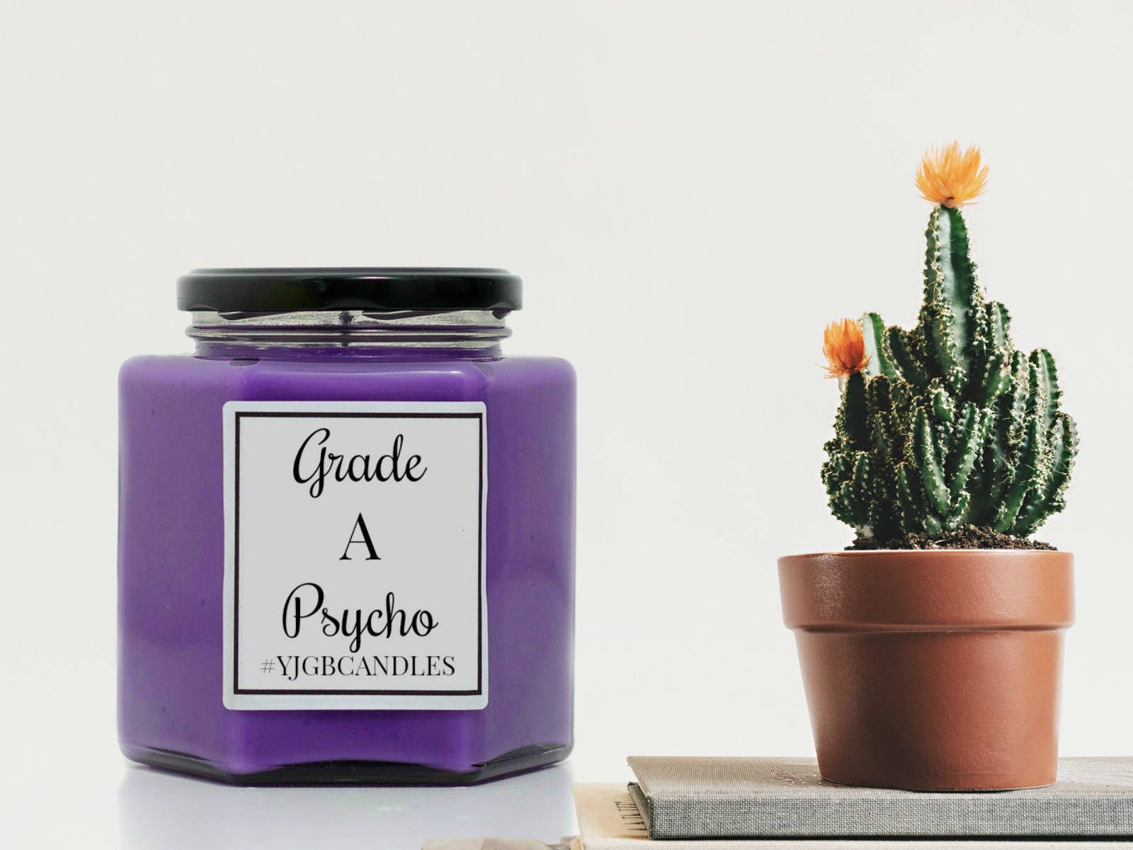 Grade A Psycho Candle, Offensive Gift, Rude Gift, Cheeky Gift, Funny ...