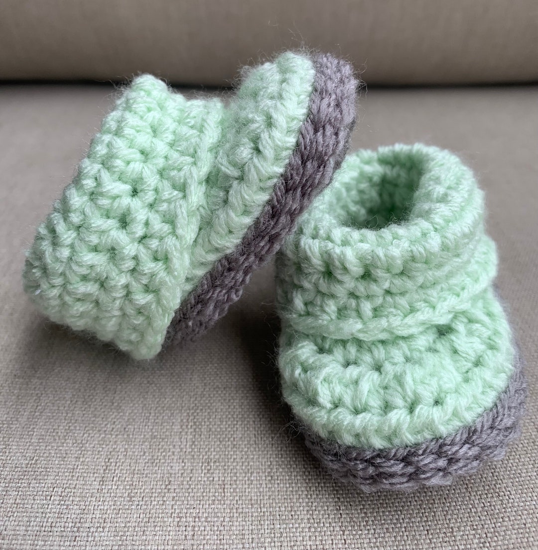 Baby Boy Booties Crochet, Newborn Baby Boy Booties, Crochet Baby Shoes ...