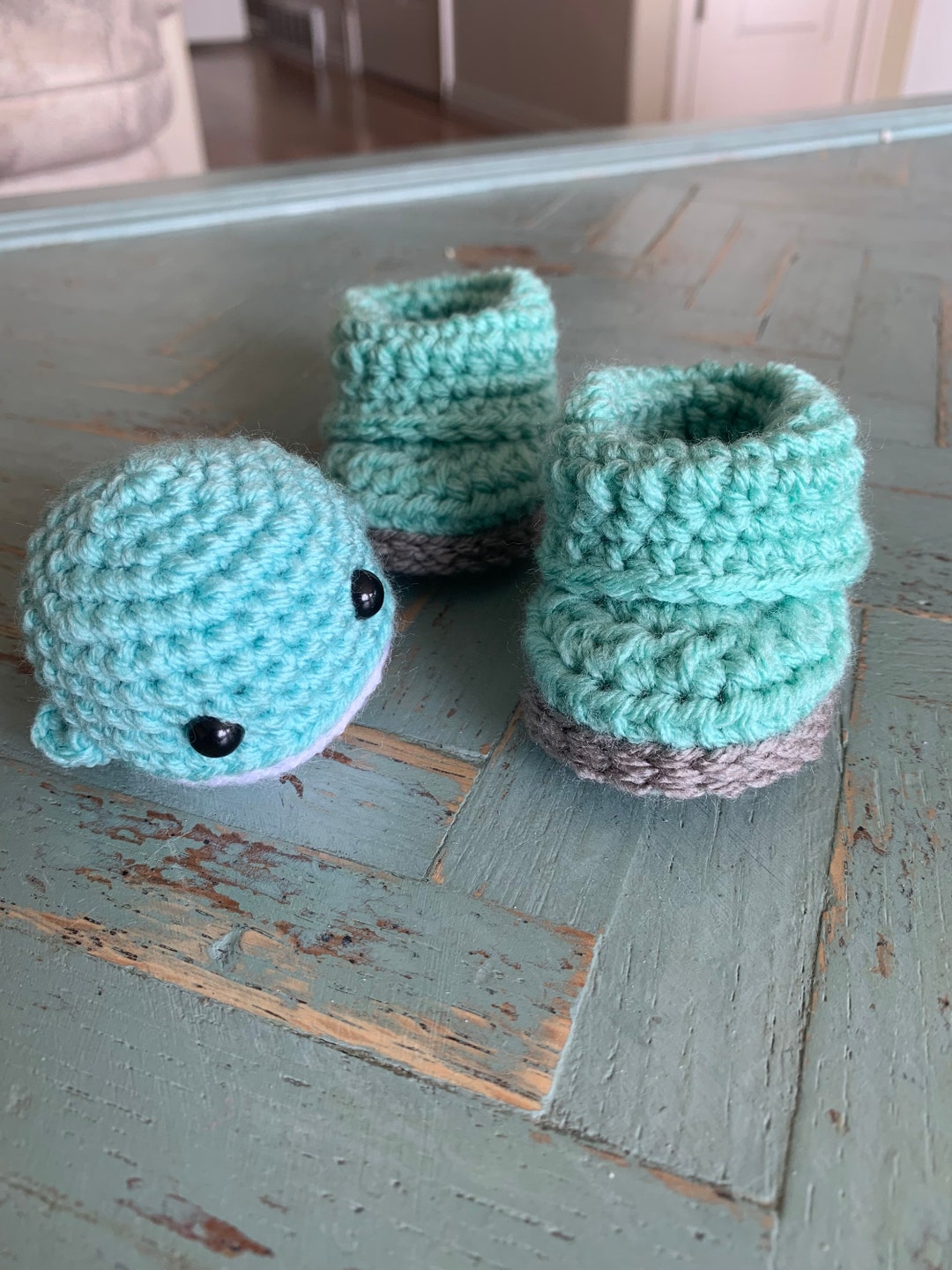 Baby Booties Crochet, Amigurumi Whale, Amigurumi, Newborn Booties, Baby ...