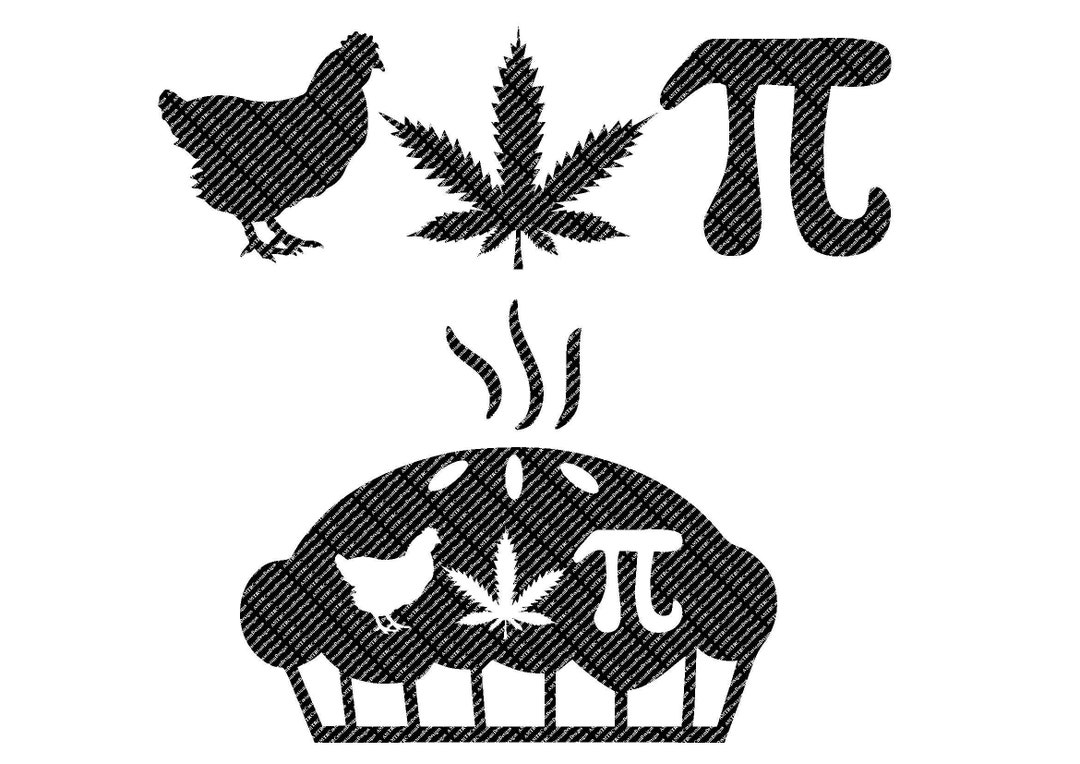 Chicken Pot Pi SVG DXF PDF Png Cut Files, Silhouette, Cricut, Chicken ...