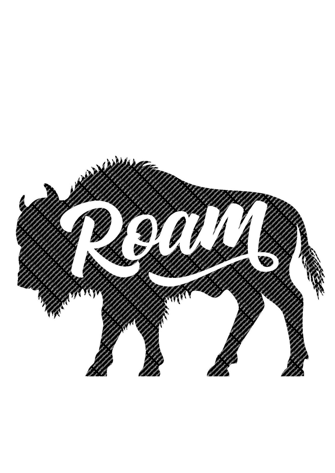 Buffalo Roam, Digital SVG File - Etsy