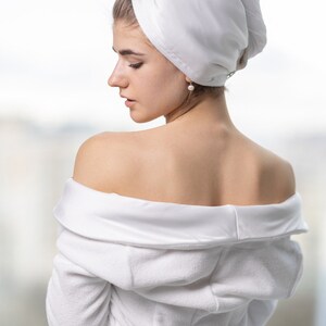 Bridal Robe for Bride, Luxury Bride Robe, Long Bridal Robe, Robe With ...