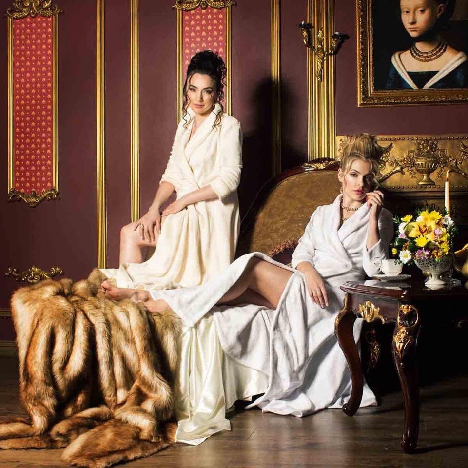 Madonna Woman Terry Robe, Bridal Robe, Honeymoon Bathrobes ...