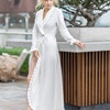 Bridal Robe for Bride, Luxury Bride Robe, Long Bridal Robe, Robe With ...