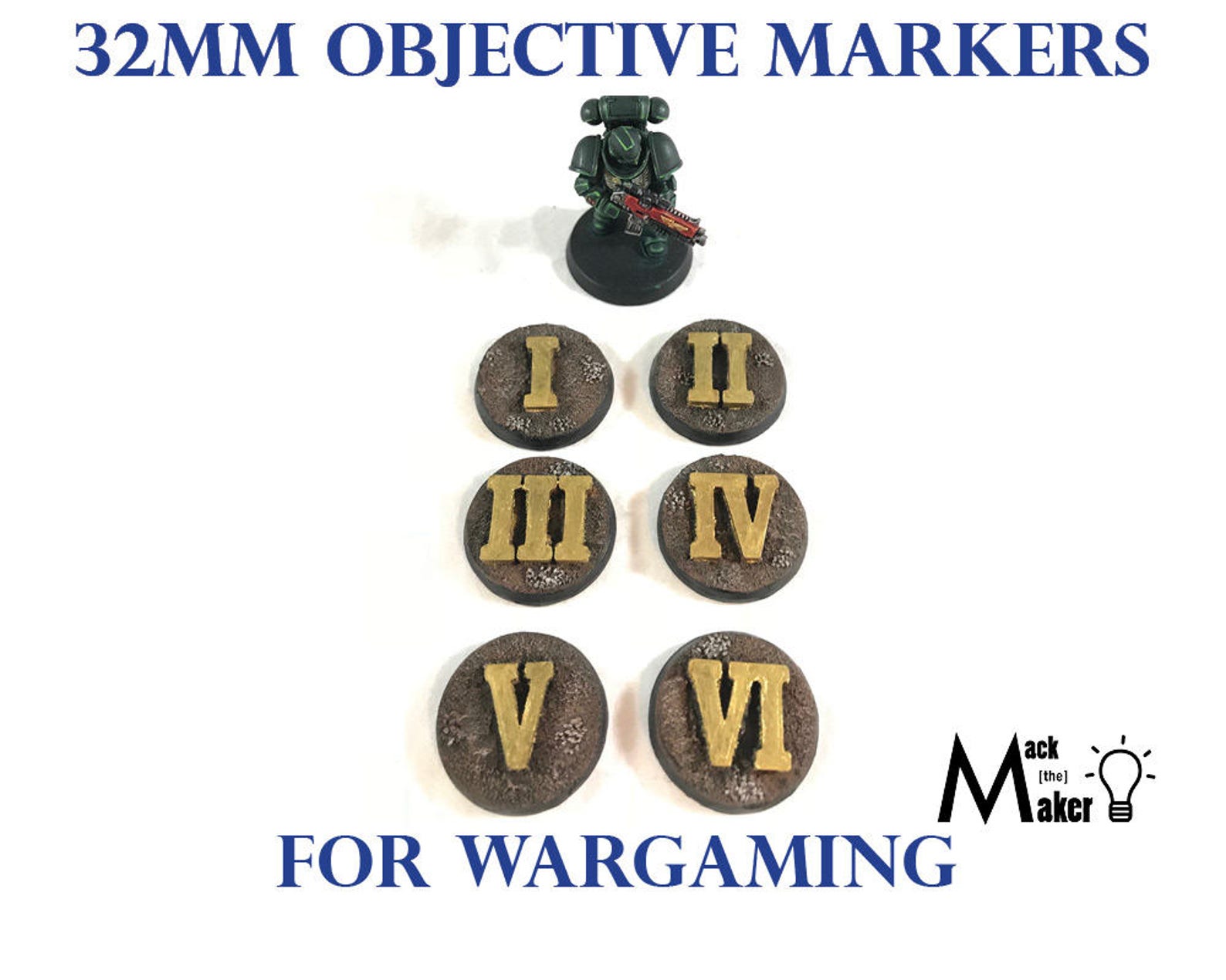 Objective Markers Warhammer 40000 Warhammer 40K Age of - Etsy