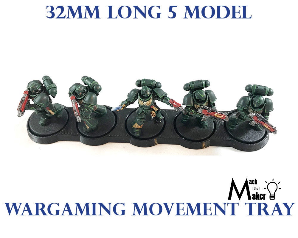 Warhammer 40000 Warhammer 40K 32mm Base 5 Model Movement Tray Age of ...