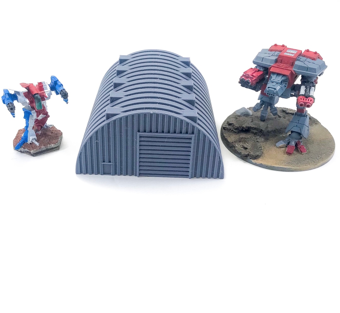 6mm 8mm Scale Quonset Hut Terrain for Miniature Wargames Like ...