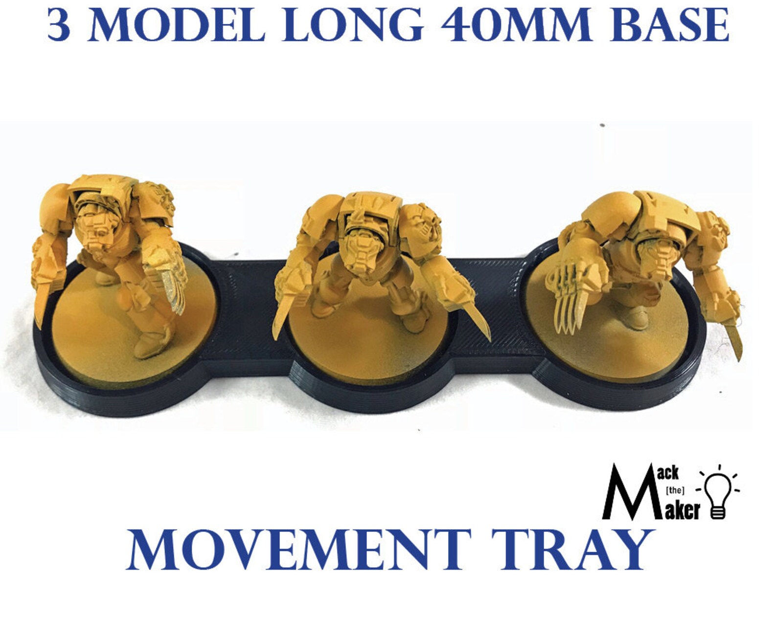 40mm Warhammer 40K 40000 Movement Tray for Custodes Primaris - Etsy