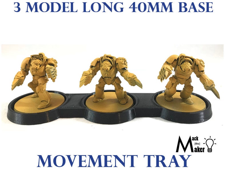 40mm Warhammer 40K 40000 Movement Tray for Custodes Primaris - Etsy