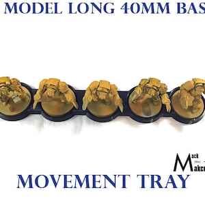 40mm Long Warhammer 40K 40000 Movement Tray for Custodes Primaris ...