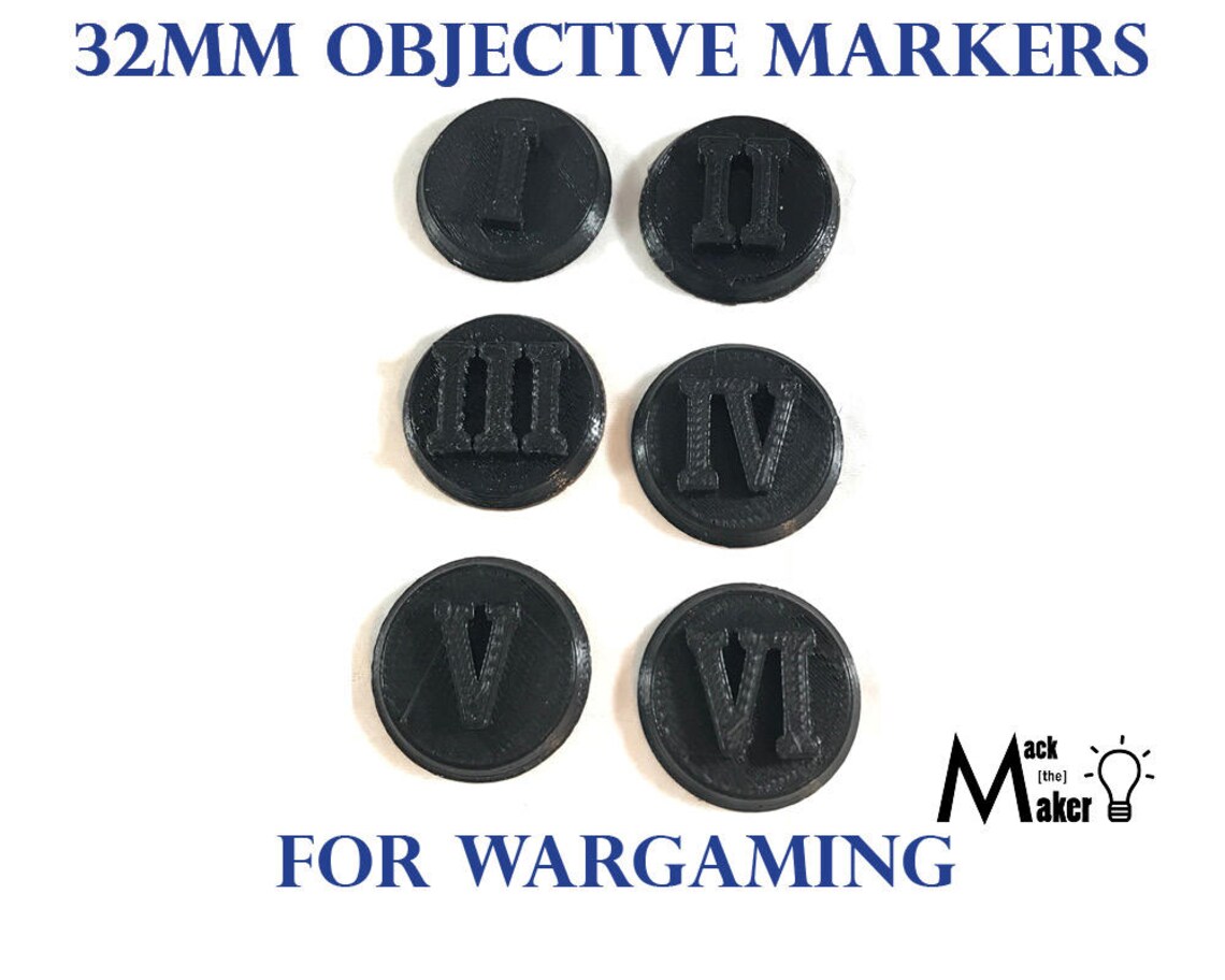 Objective Markers Warhammer 40000 Warhammer 40K Age of - Etsy