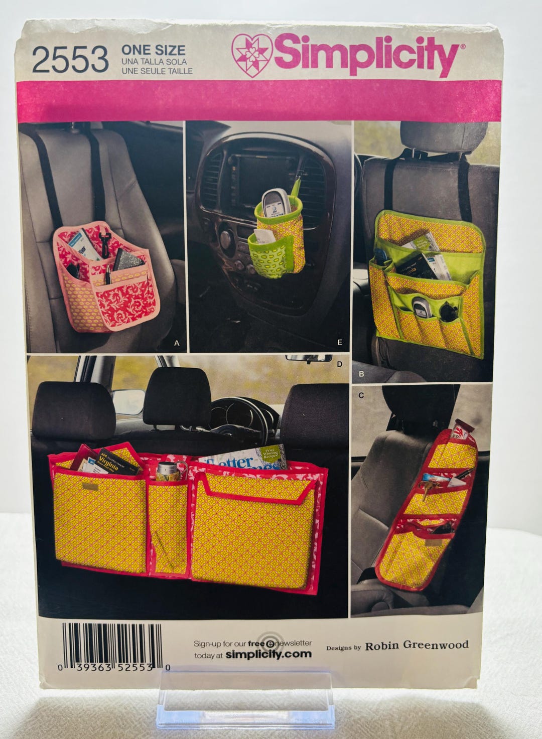 Simplicity 2553: Uncut Car Organizer Sewing Pattern - Etsy