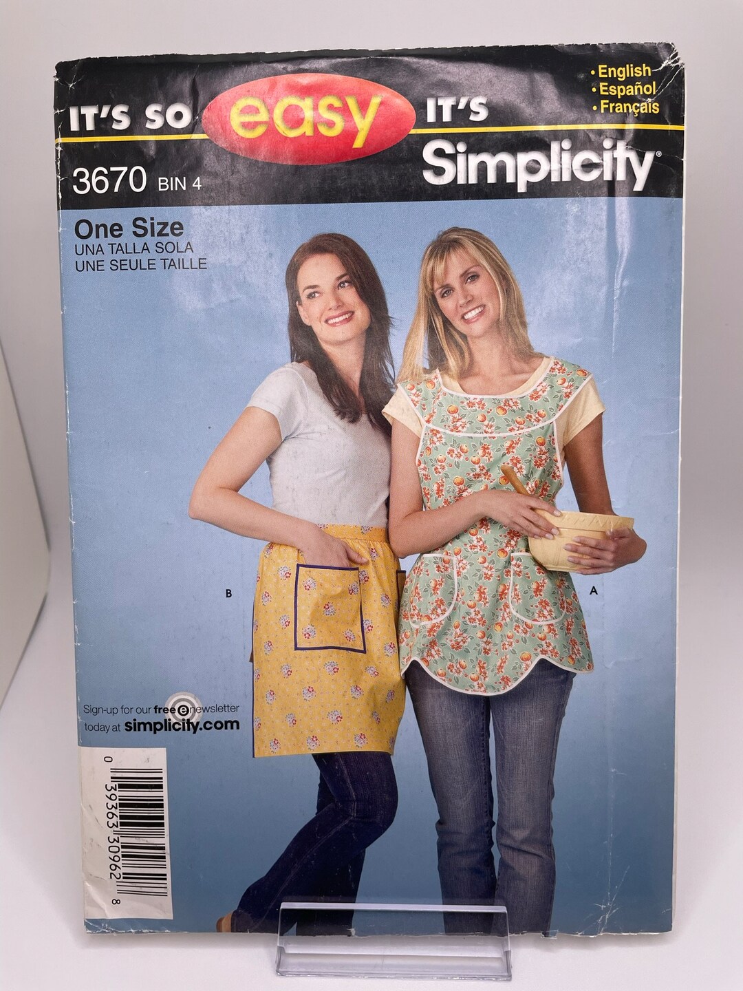 Simplicity 3670 Uncut FF Misses Size One Size 2 - Etsy
