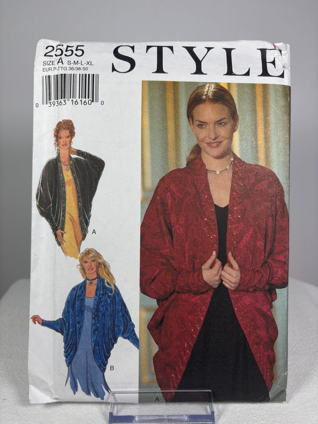 Style 2555 Shrug Sewing Pattern: Batwing & Butterfly, S-XL Uncut - Etsy