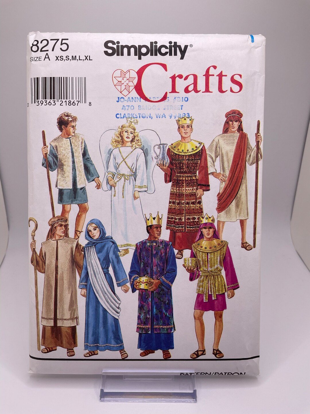 Simplicity 8275 Nativity Costume Sewing Pattern: XS-XL, Uncut - Etsy