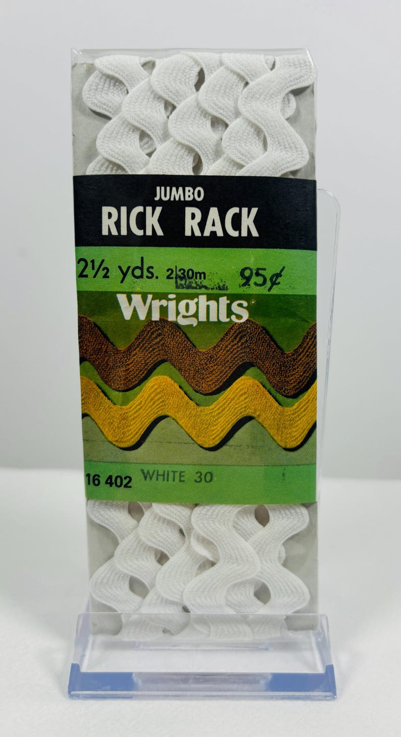 Wrights Jumbo Rick Rack New - Discontinued Vintage Stock - Etsy