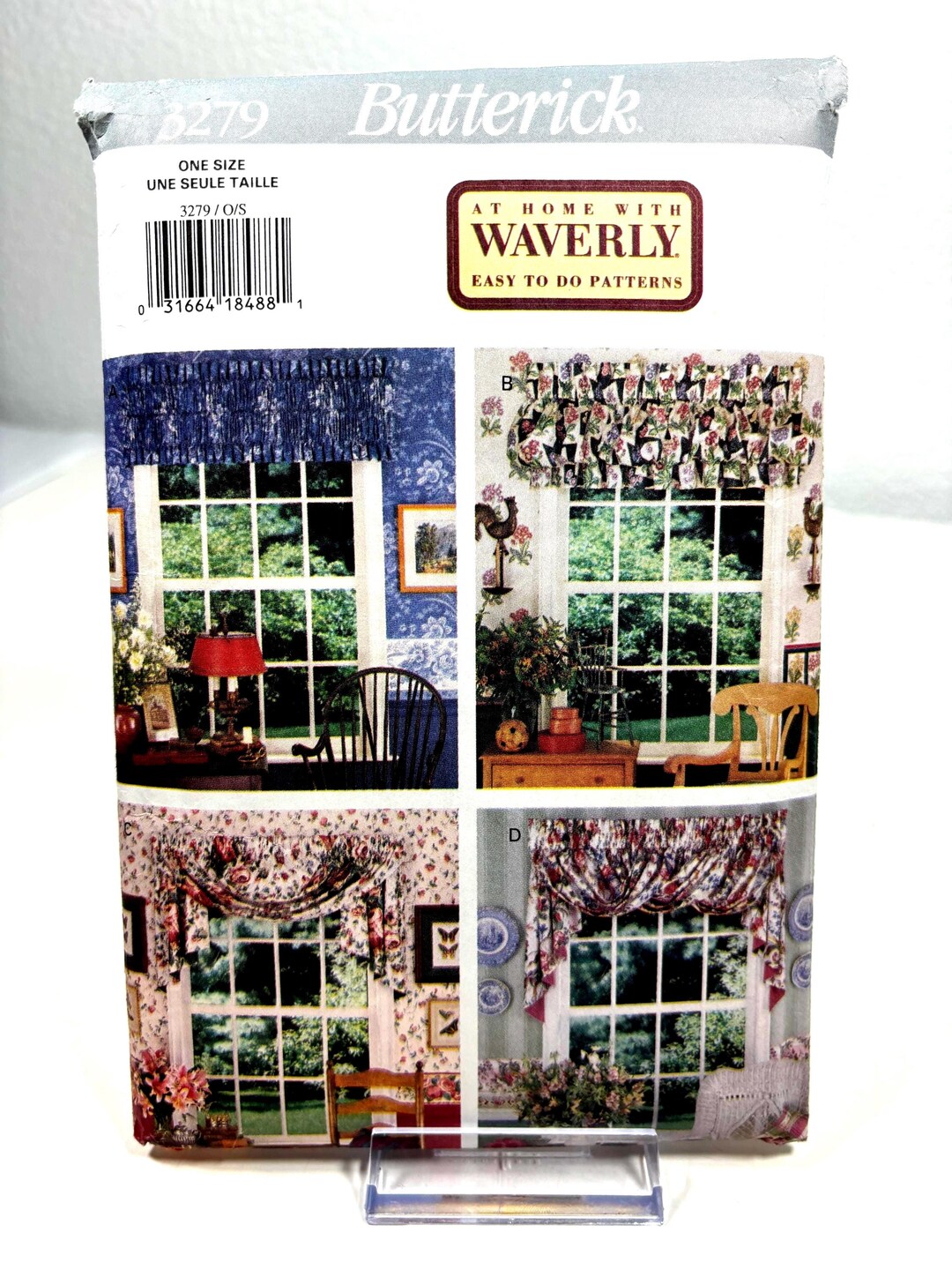 Butterick 3279 Valance Sewing Pattern: Shirred & Pouf Styles - Etsy