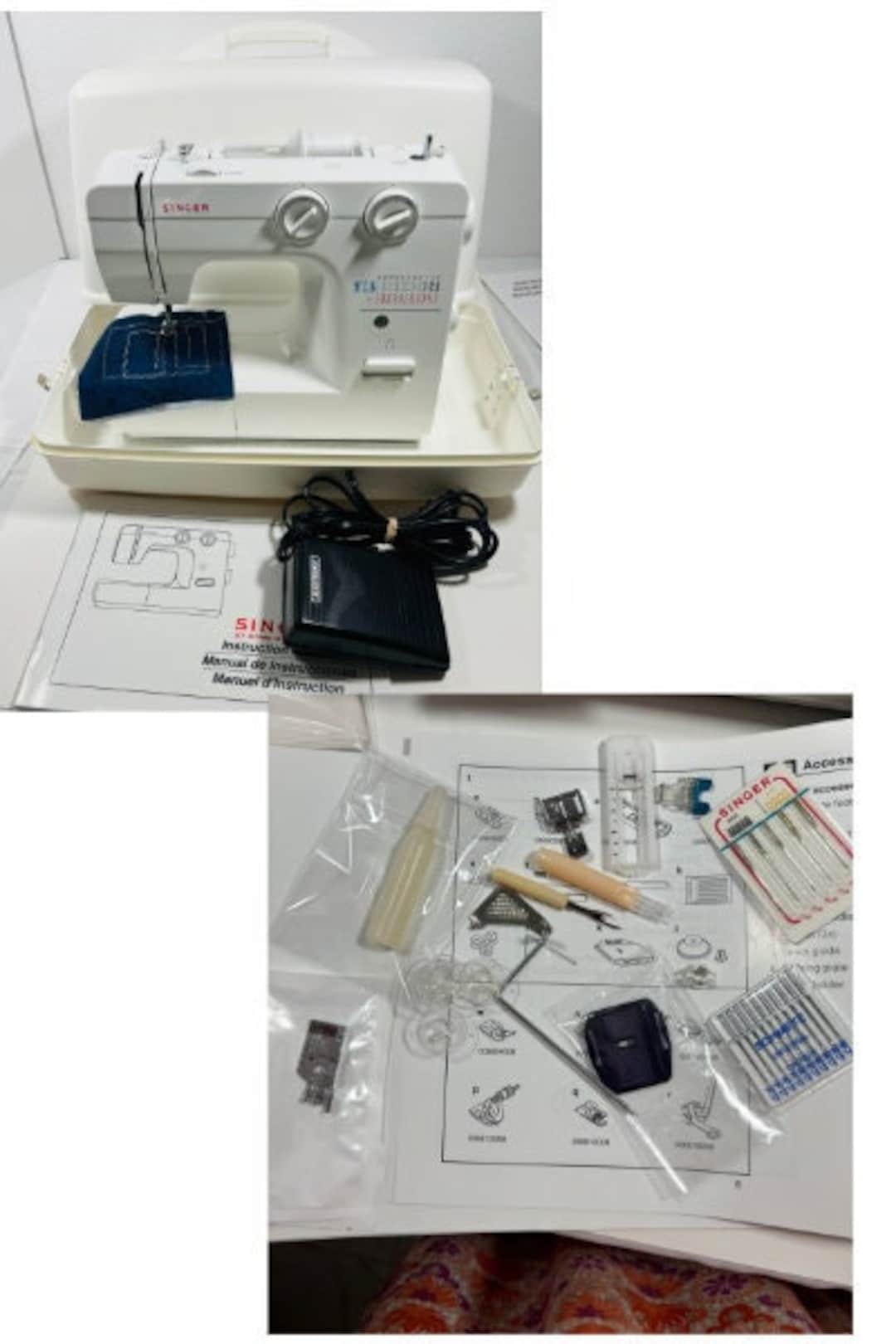 Singer 1120 Sewing Machine With All Accessories and Carrying Case - Etsy