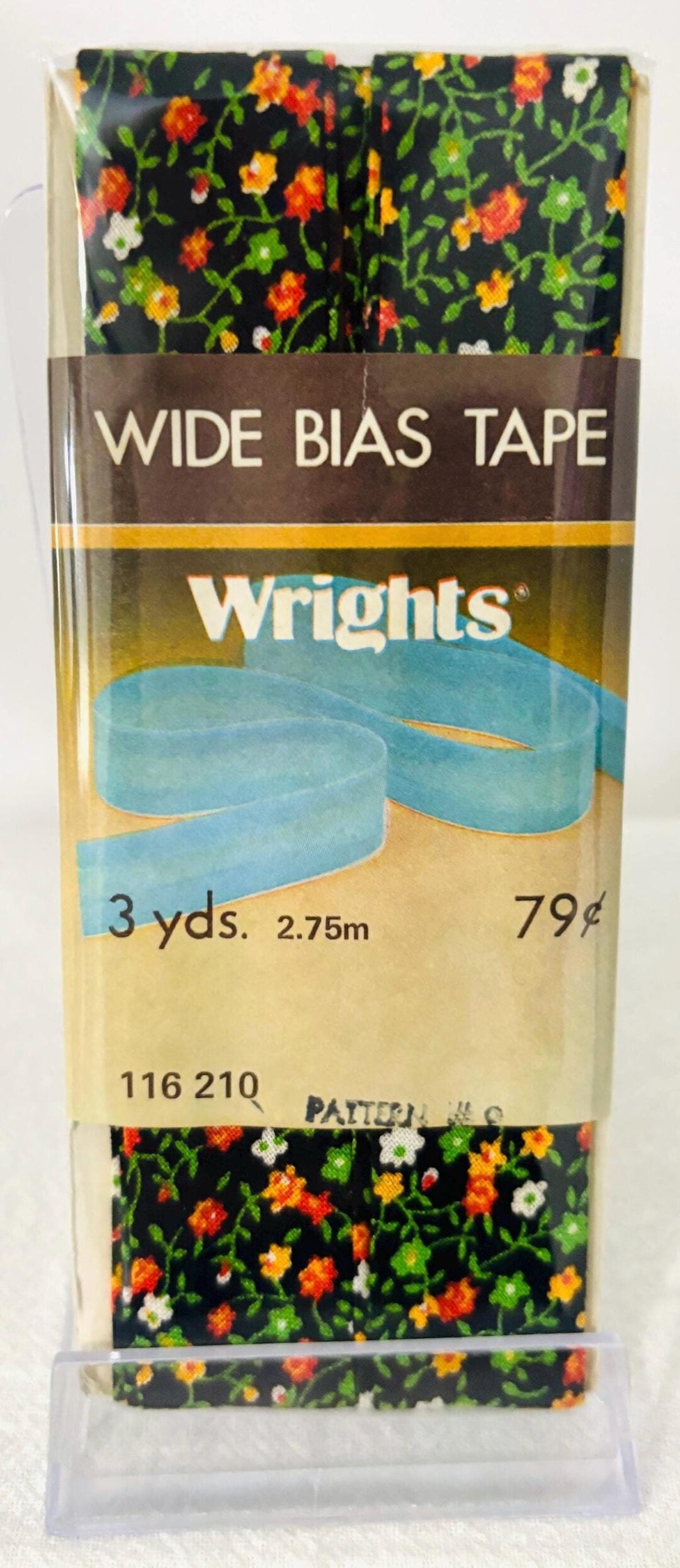 Wrights Wide Bias Tape Pattern #9 Black 3 Yards - Etsy
